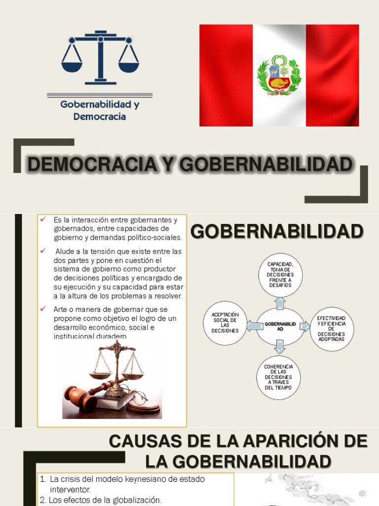 Gobernabilidad y Democracia | PDF | Gobernancia | Democracia