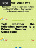 Least Common Multiple Lesson Plan | PDF | Learning | Behavior Modification