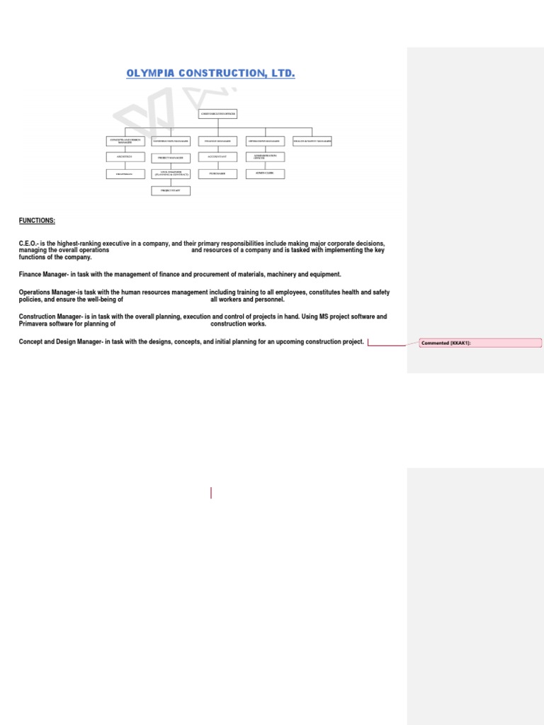 Organizational Structure | PDF