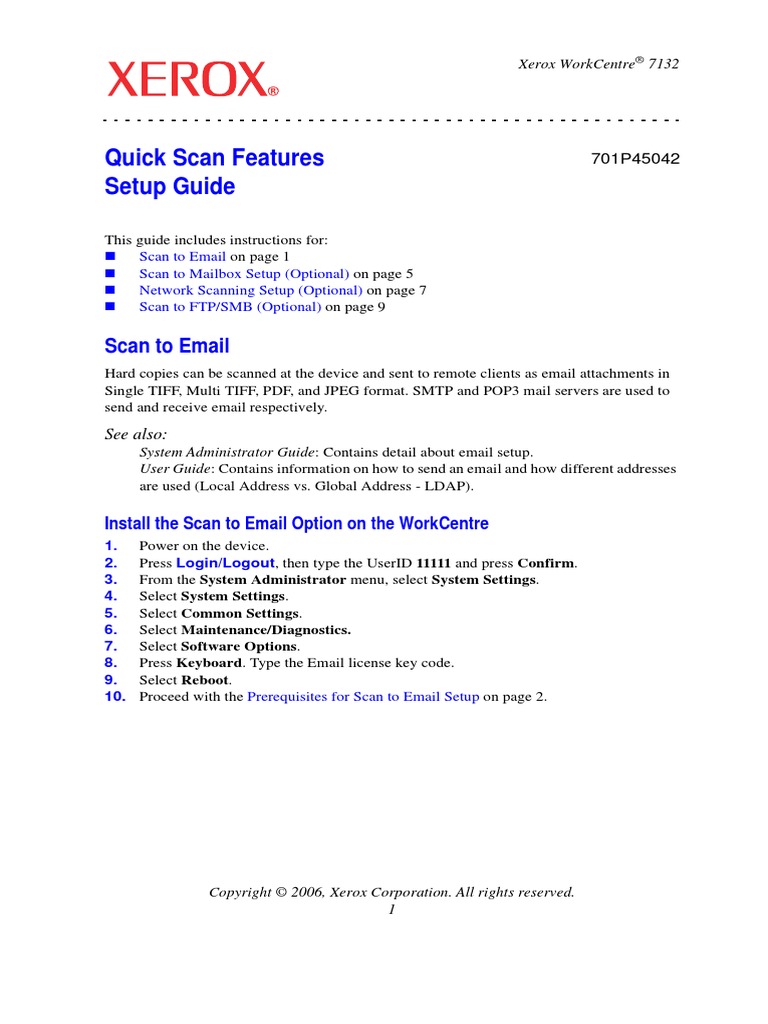 Quick Scan Features Setup Guide | PDF | File Transfer Protocol | Port (Computer Networking)