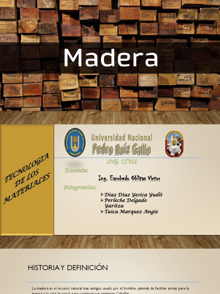 Estructura y componentes de la madera | PDF | Madera | Tallo de la planta