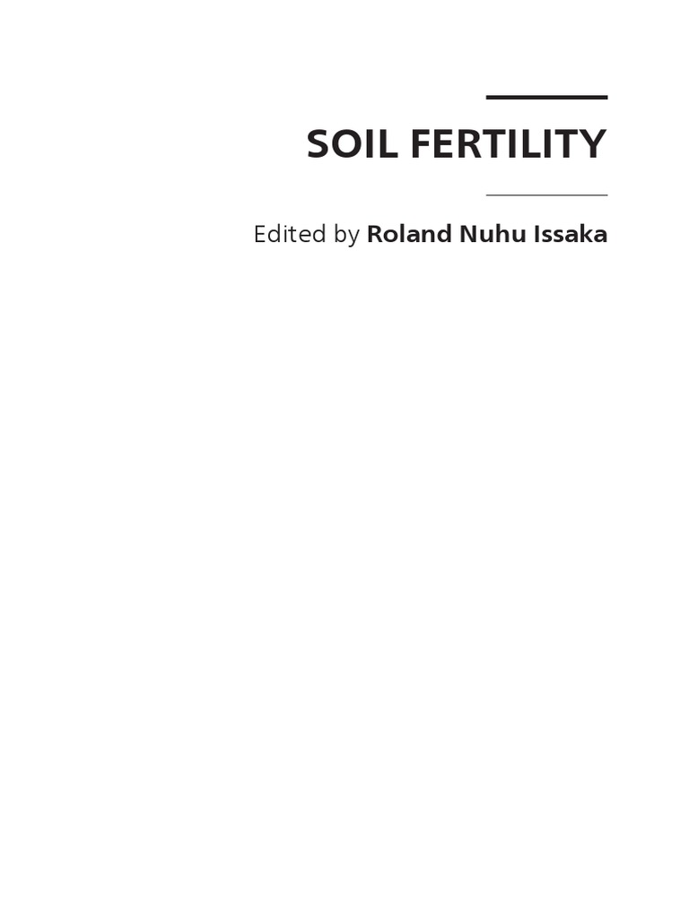 Book Soil Fertility Pdf Pdf Crop Rotation Tillage