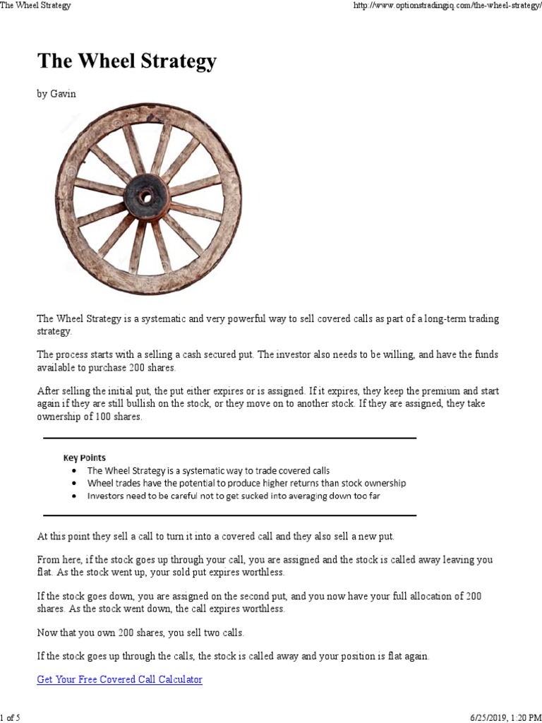 The Wheel Strategy: A Systematic Approach to Generating Income Through ...