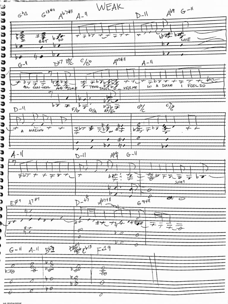 Weak SWV Chart | PDF