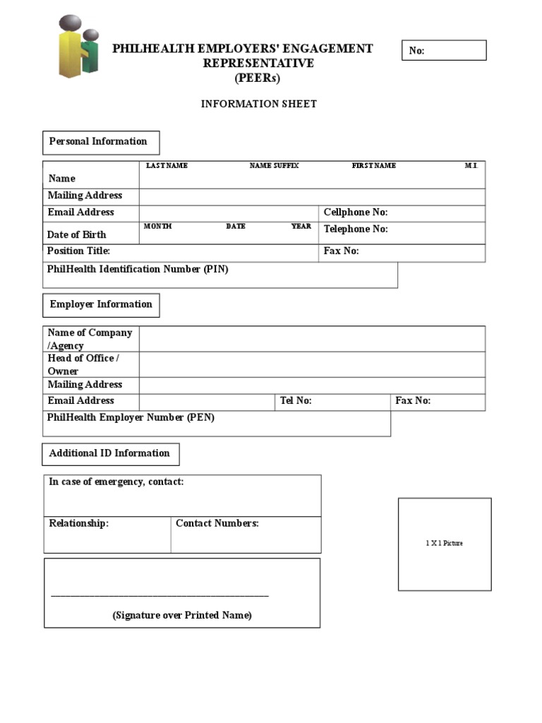 Philhealth Peer Form | PDF