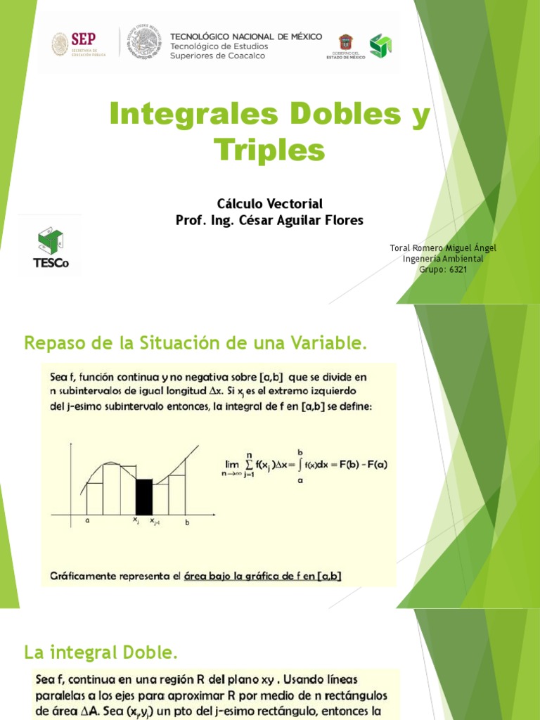 Integrales Dobles y Triples | PDF | Integral | Zona
