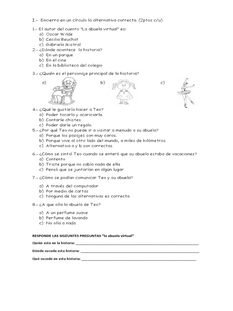 La Abuela Virtual y Otros Cuentos | PDF