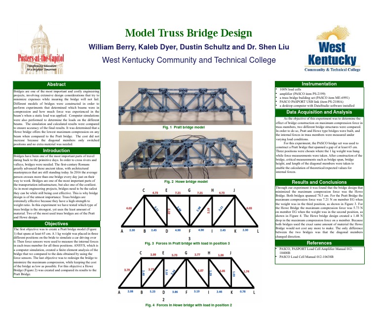 Model Truss Bridge Design | PDF | Truss | Bridge