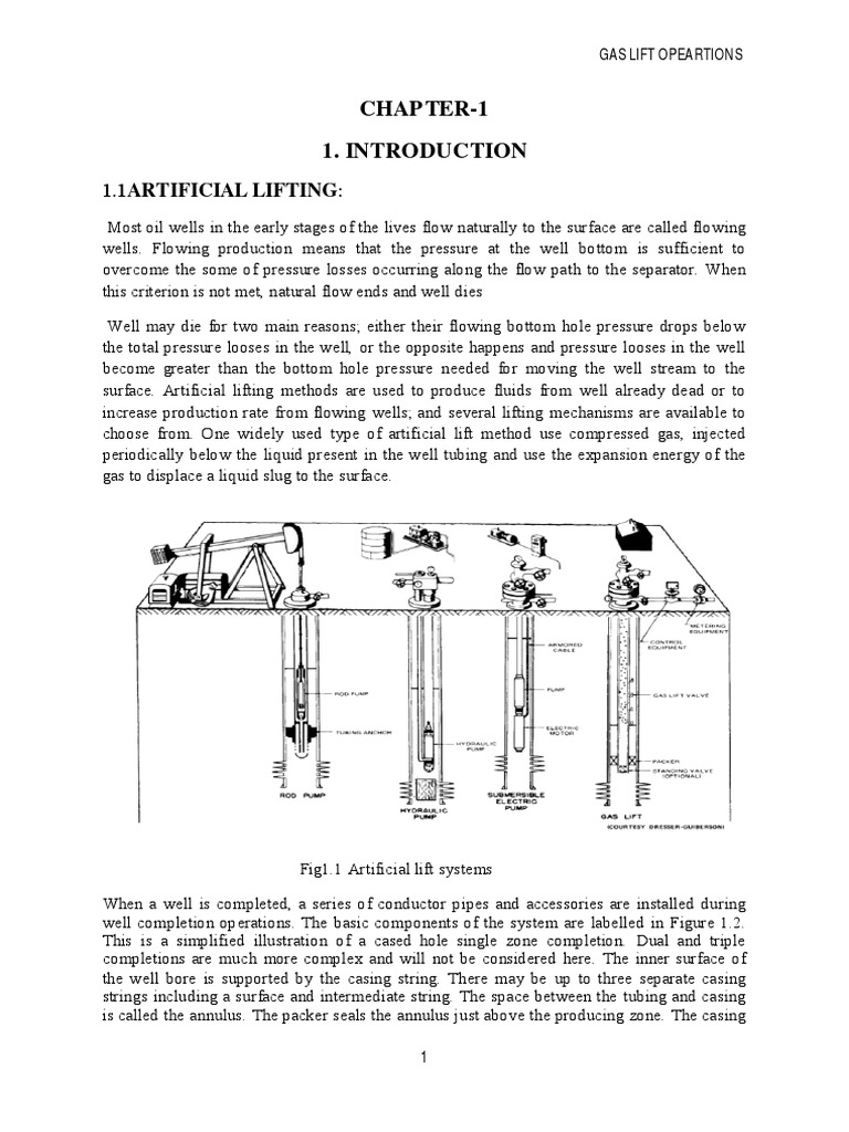 Gas Lift | PDF | Casing (Borehole) | Valve