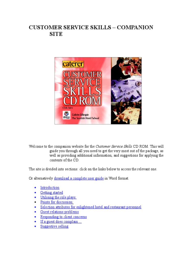 Cs Skills | PDF | Sales | Communication