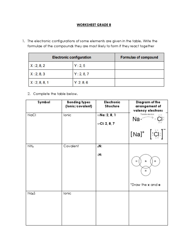 Worksheet Grade 8 | PDF | Reaction Rate | Chemical Reactions