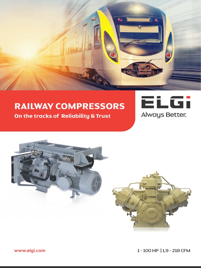 Railway Compressors | PDF | Cylinder (Engine) | Locomotives