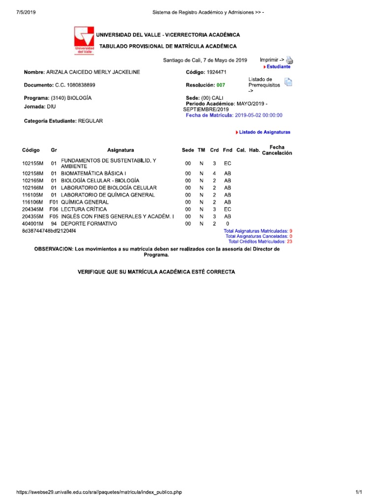 Tabulado Biologia | PDF