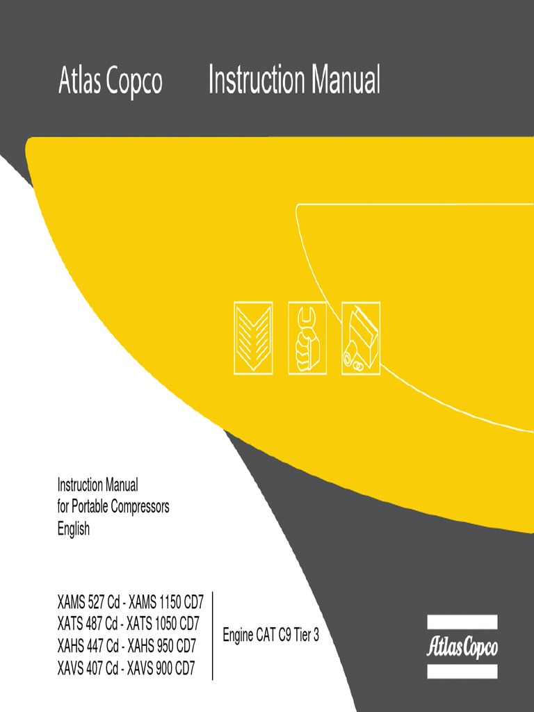 Instruction Manual - Atlas Copco 1050-CD7 | PDF | Safety | Vehicles