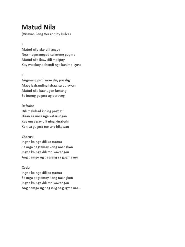 Matud Nila | PDF