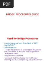 Bridge Procedure Guide | PDF | Navigation
