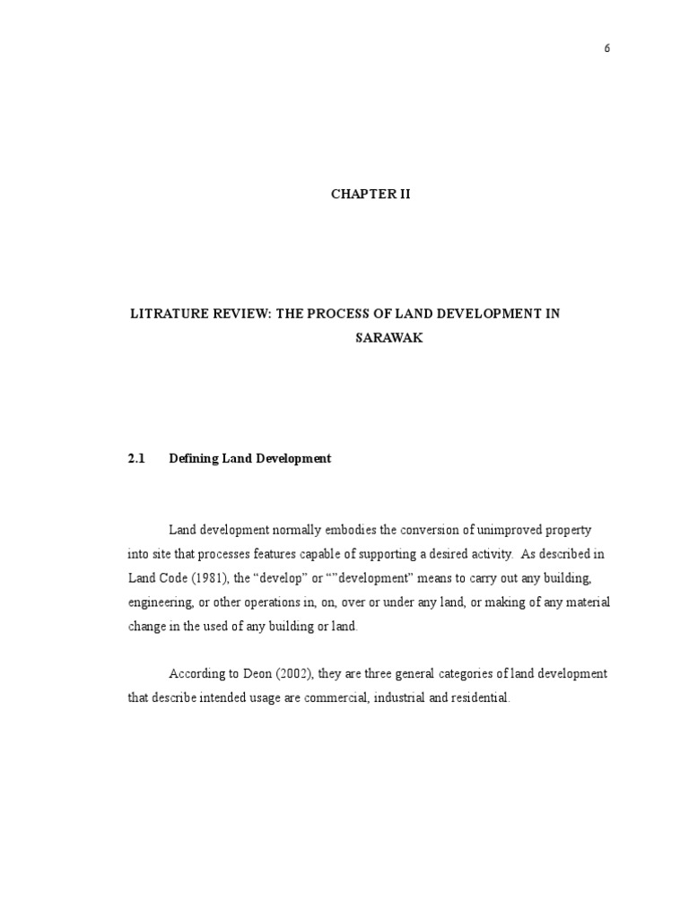 Land Development Processes in Sarawak | PDF | Urban Planning | Malaysia