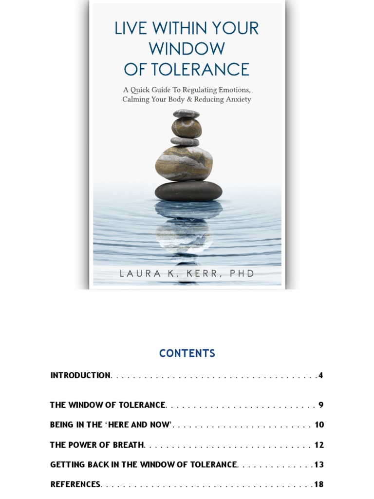 Live Within Your Window of Tolerance | PDF | Psychological Trauma ...