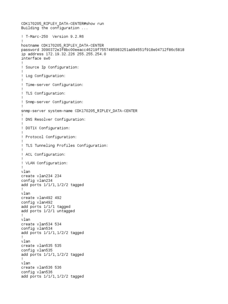 Tmarc Config | PDF