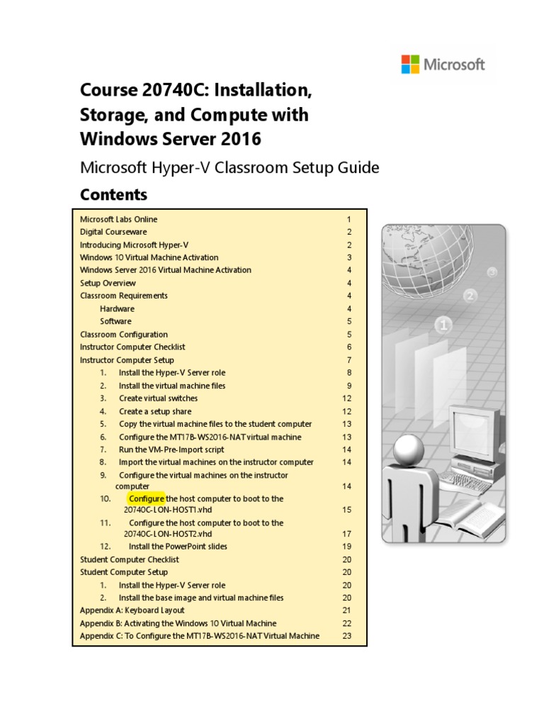 20740C Setupguide | PDF | Hyper V | Computer File