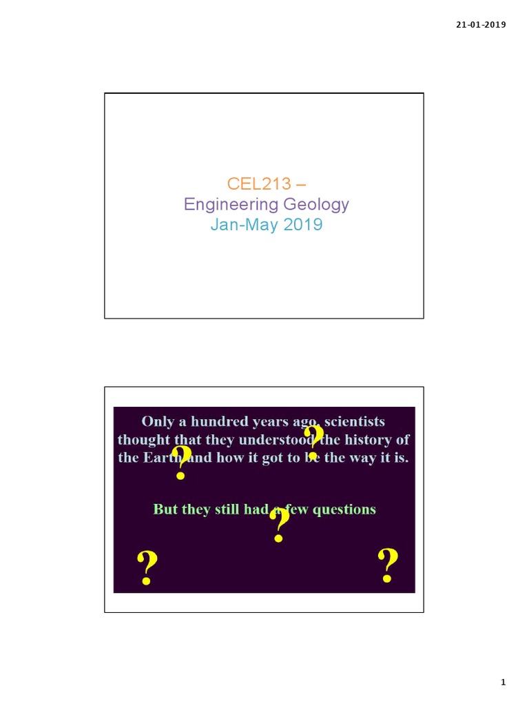Internal Structure of The Earth, Plate Tectonics & Boundaries | PDF ...