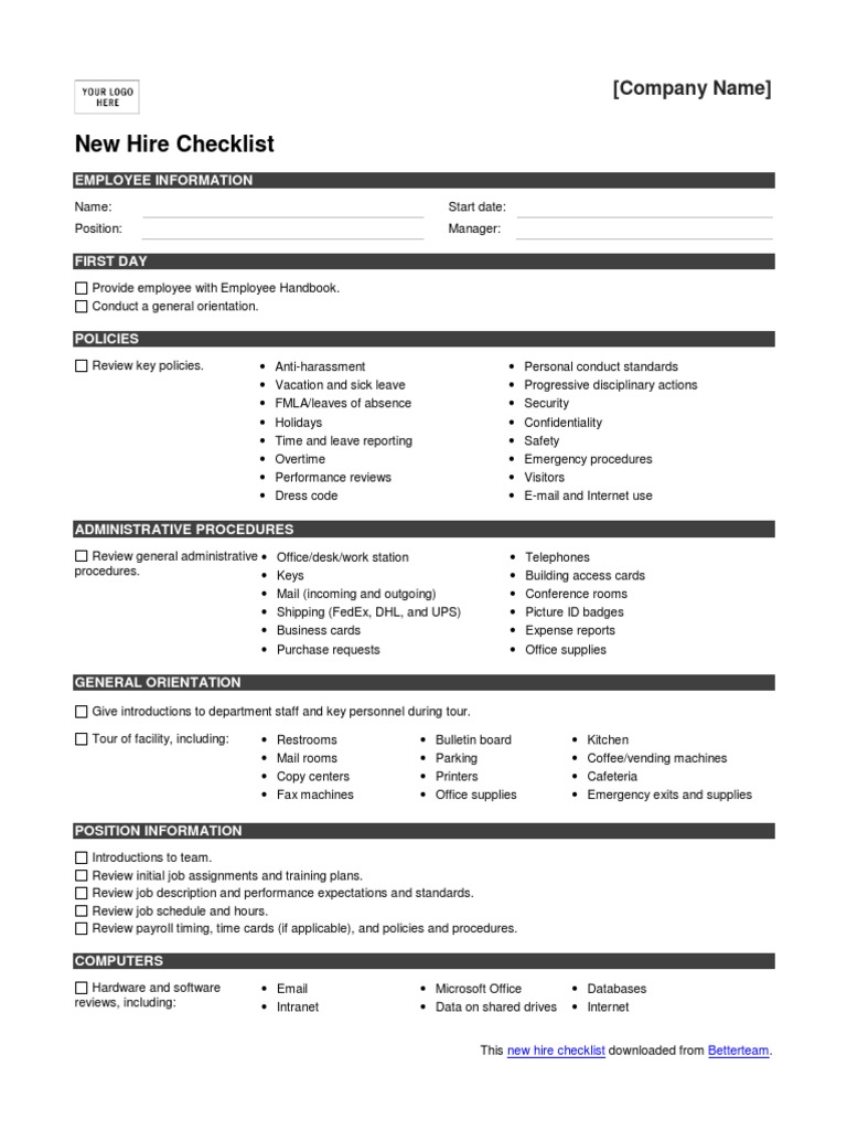 new-hire-checklist-download-20170907.pdf | Microsoft Office | Internet