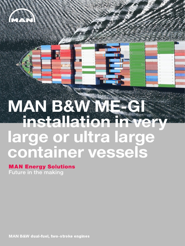 Man B W Me Gi - Container Vessels | PDF | Fuel Injection | Natural Gas