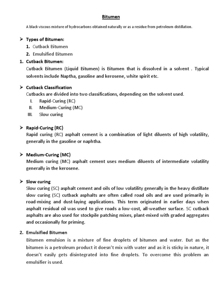 Asphalt Notes | Download Free PDF | Road Surface | Asphalt