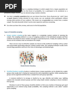 Sampling Methods - PR2 | PDF | Sampling (Statistics) | Methodology