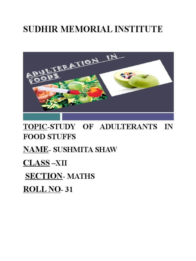 Sudhir Memorial Institute: Name Class Section Roll No | PDF