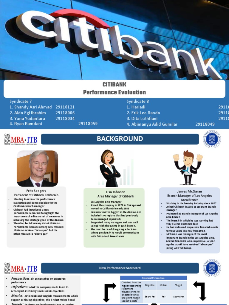 Citibank POI | PDF | Strategic Management | Goal