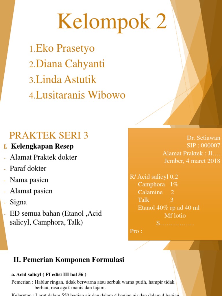 Resep dan Formulasi Obat Topikal | PDF | Memasak, Makanan, & Anggur