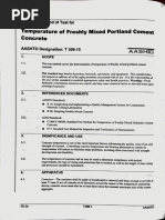 Quality of Water To Be Used in Concrete: Aashto Designation: T 26-79 ...