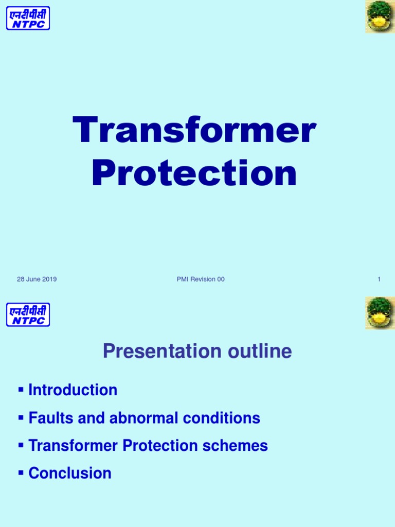 Trafo Protection | PDF | Transformer | Relay