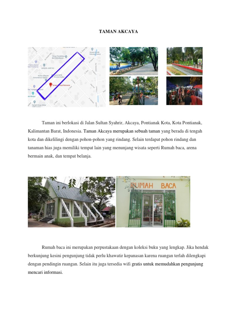 Taman Akcaya | PDF