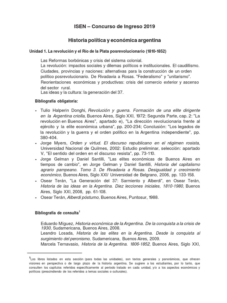 Historia Argentina Pdf Argentina Gobierno
