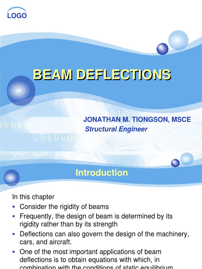 Beam Deflections: Structural Engineer | PDF | Bending | Beam (Structure)