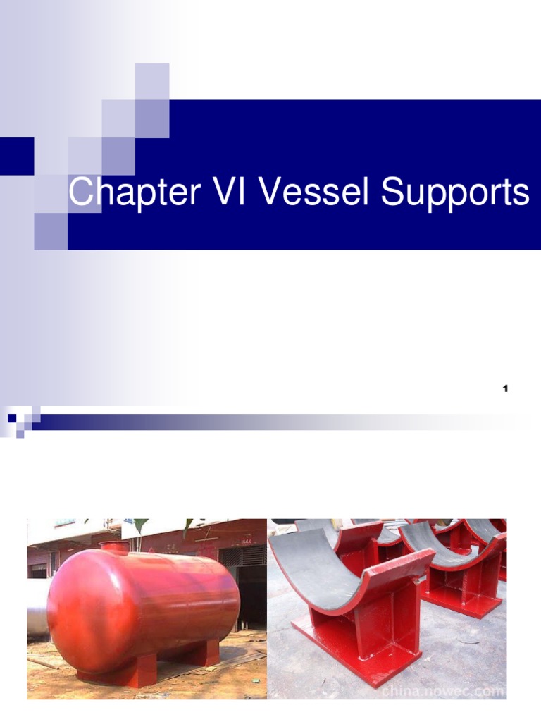 Chapter 6 Vessel Support | PDF | Structural Steel | Strength Of Materials