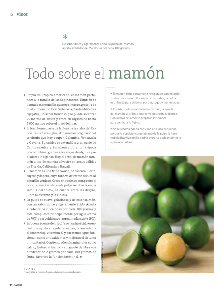 Todo sobre el mamón: características, propiedades y usos de esta fruta ...