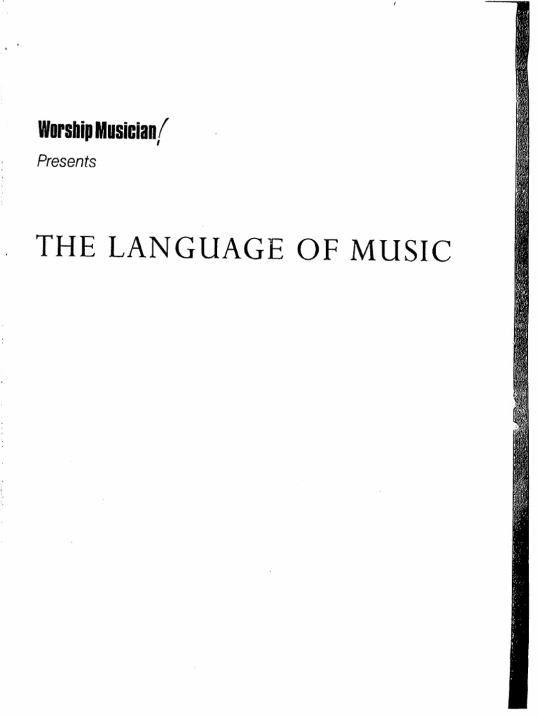 The Language of Music - Tom Brooks | PDF