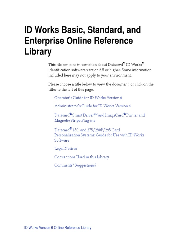 IDWorks v6b PDF | PDF | Identity Document | Databases