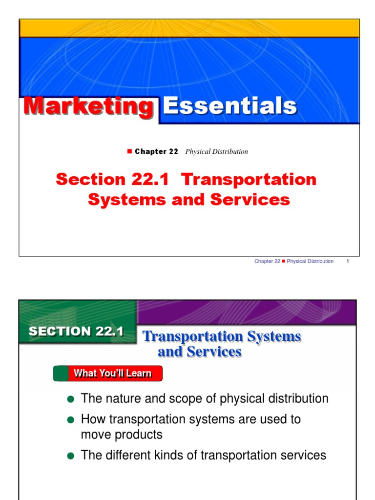 Chapter 22 Section 22.1 | PDF | Cargo | Common Carrier