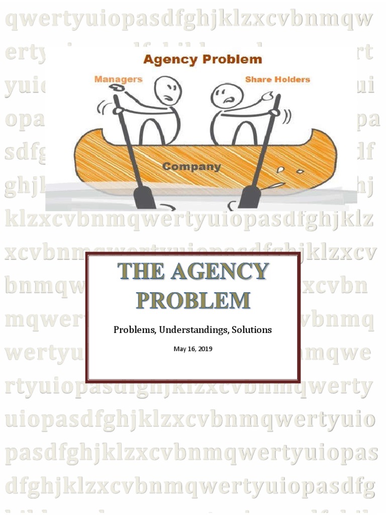 The Agency Problem and Solution in Corporate World | PDF | Board Of ...