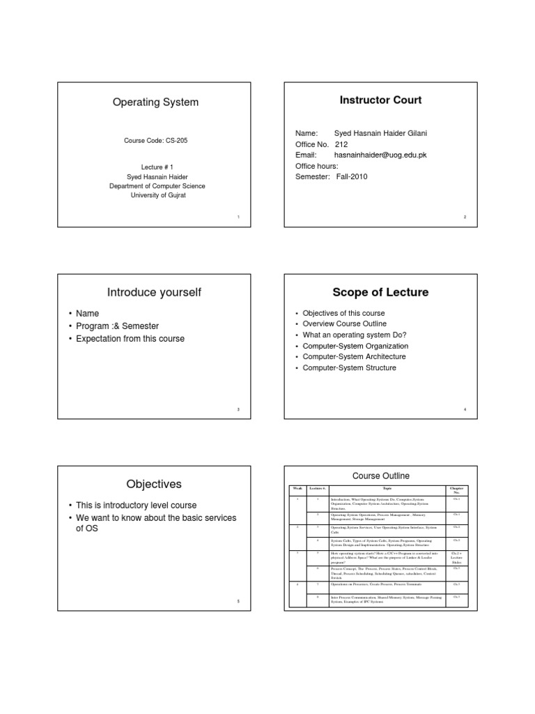 Operating System: Introduce Yourself | PDF | Scheduling (Computing) | Thread (Computing)