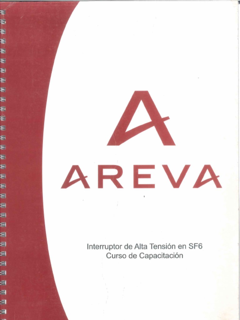 Curso Areva Interruptores SF6 PDF | PDF