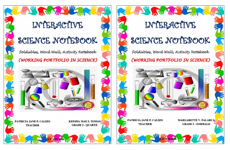 Interactive Science Notebook (cover) | Pdf