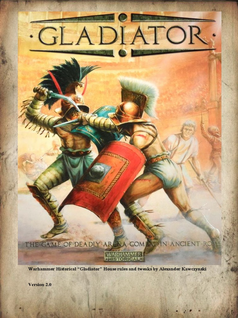 Warhammer Gladiator House Rules | PDF | Gladiator | Shield