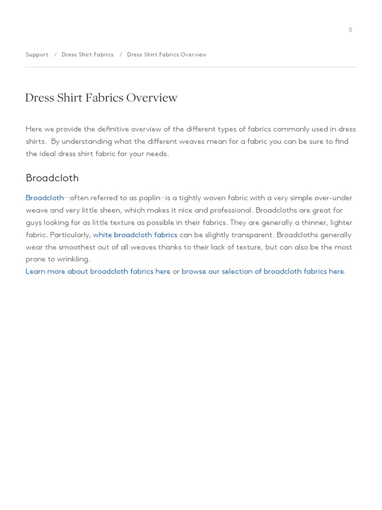 Fabrics - Proper Cloth Reference | PDF | Textiles | Weaving