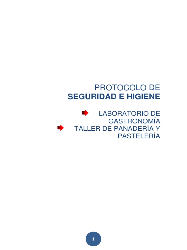 Protocolo de Seguridad en Gastronomía | PDF | Alimentos | Seguridad ...
