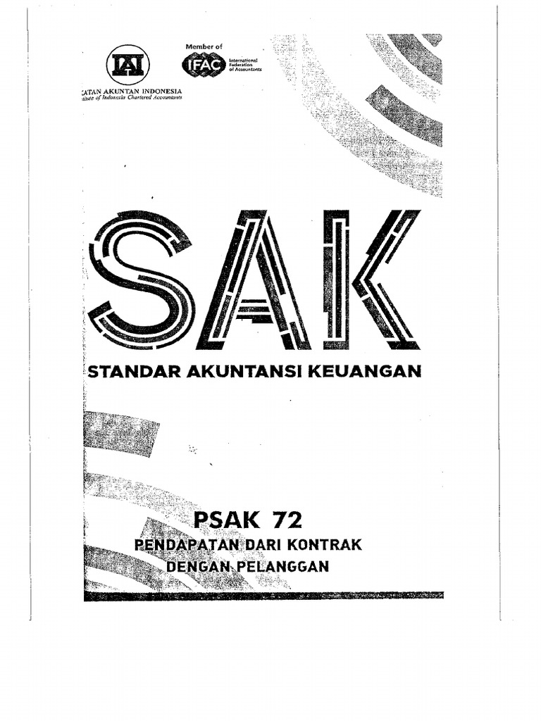 PSAK 72 (2018) - Pendapatan Dari Kontrak Pelanggan | PDF | International Financial Reporting ...